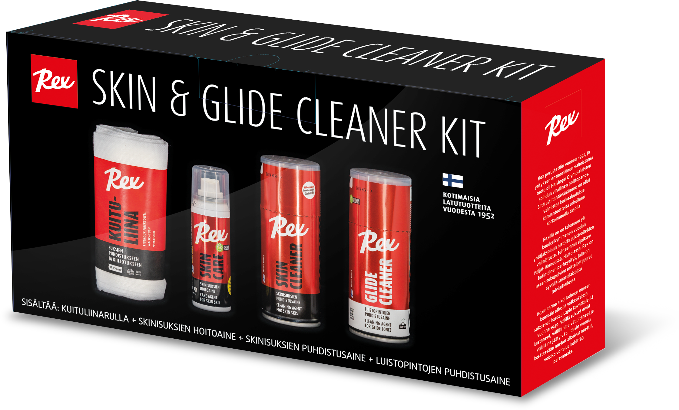 Rex Skin & Glide Cleaner Kit pitokarvasuksien huolto- ja ...